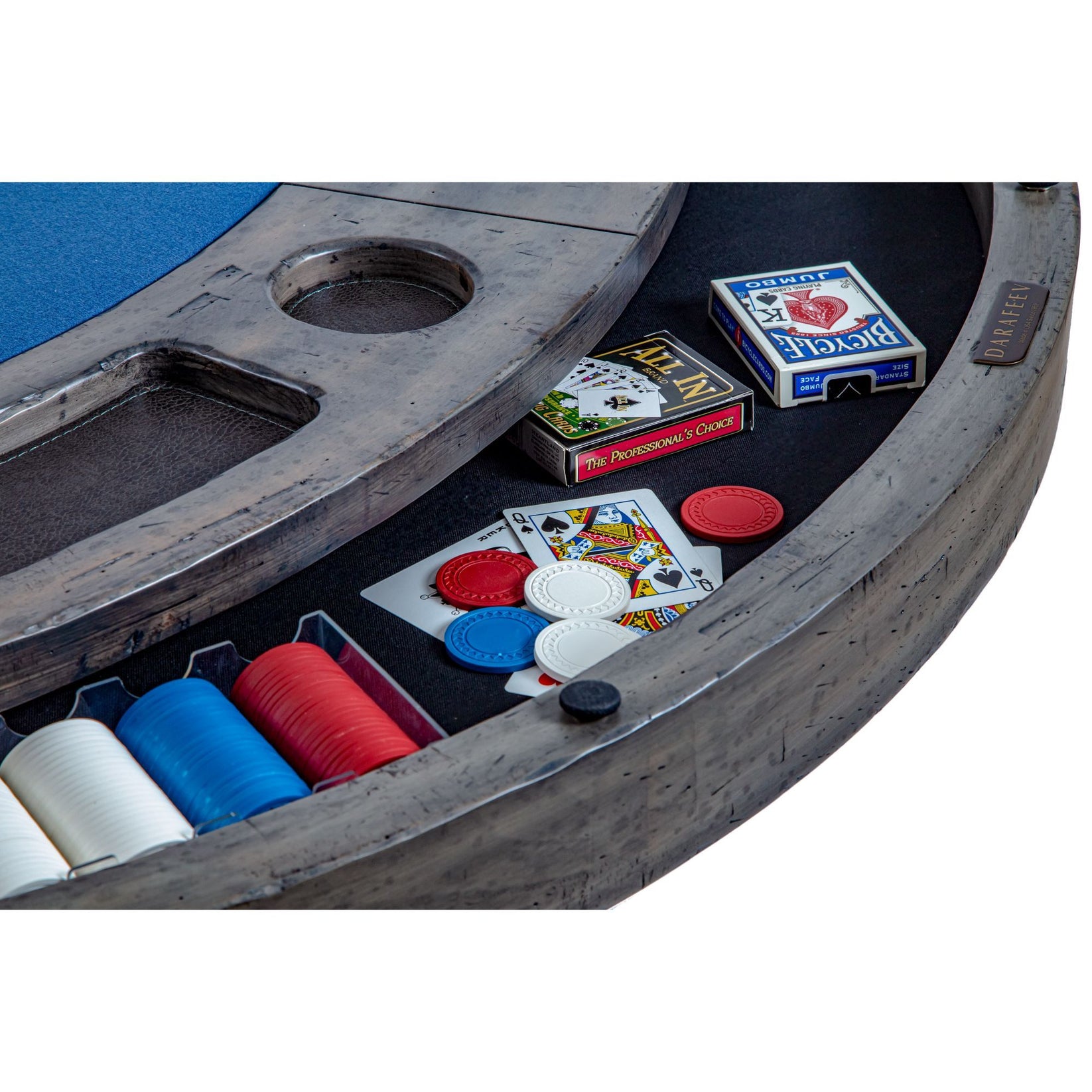 Buy Darafeev Duke Round Poker Dining Table with Free Shipping – Just ...